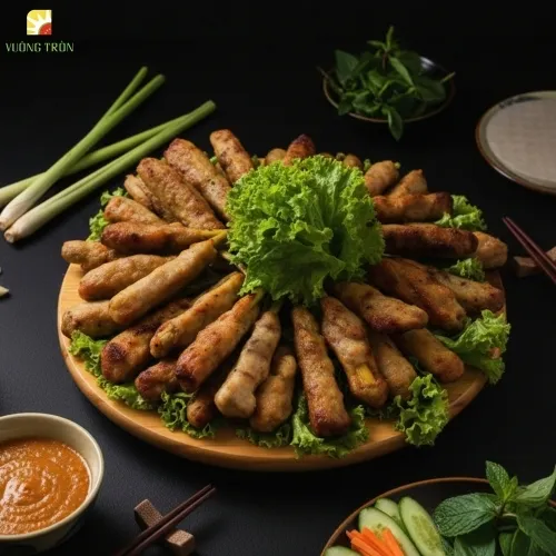 Nem Lụi Sả | Trái cây Vuông Tròn