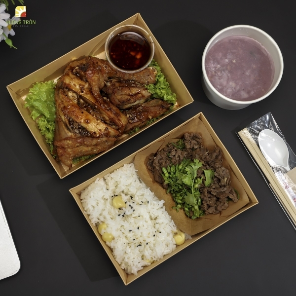 Cơm lunch box cao cấp tiếp đãi khách VIP | Trái cây Vuông Tròn